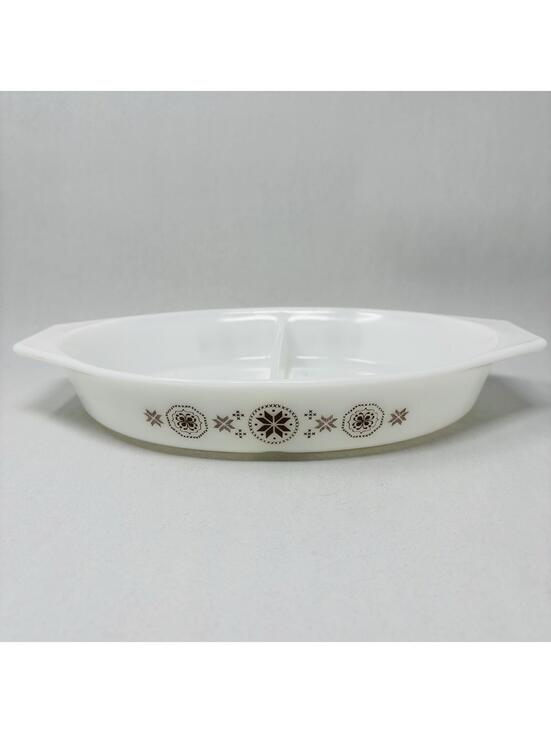 Pyrex | Kitchen | Pyrex Divided Casserole Dish Vintage 966 Town And ...